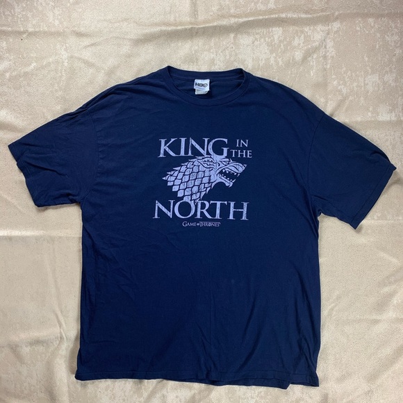 HBO | Shirts | Official King In The North Hbo Shirt | Poshmark